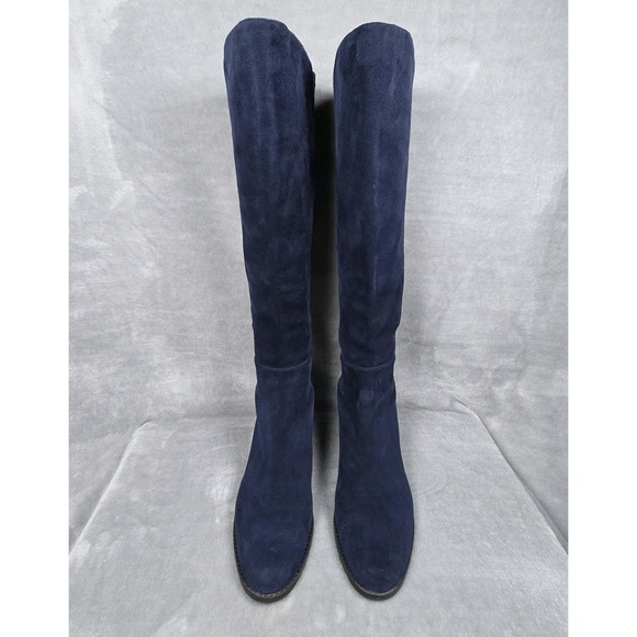 Stuart Weitzman | Shoes | Stuart Weitzman 550 Blue Navy Suede Leather ...